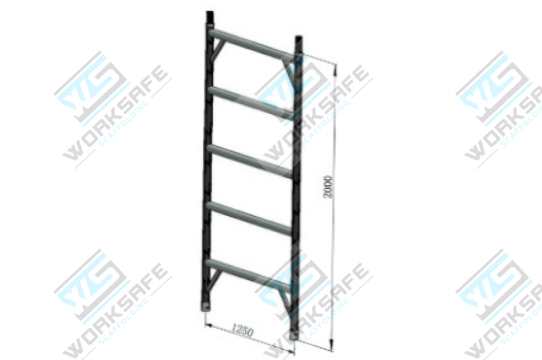 Aluminium Five Rung Frame 2000x1300mm | Worksafe Scaffolding