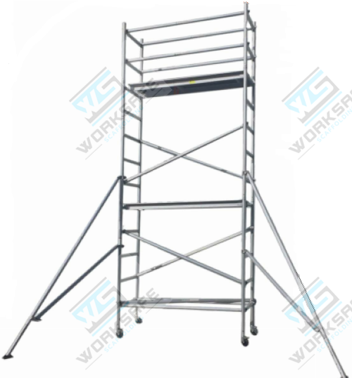 Aluminium Tower 2.0l x 0.73w x 5.5m High | Worksafe Scaffolding