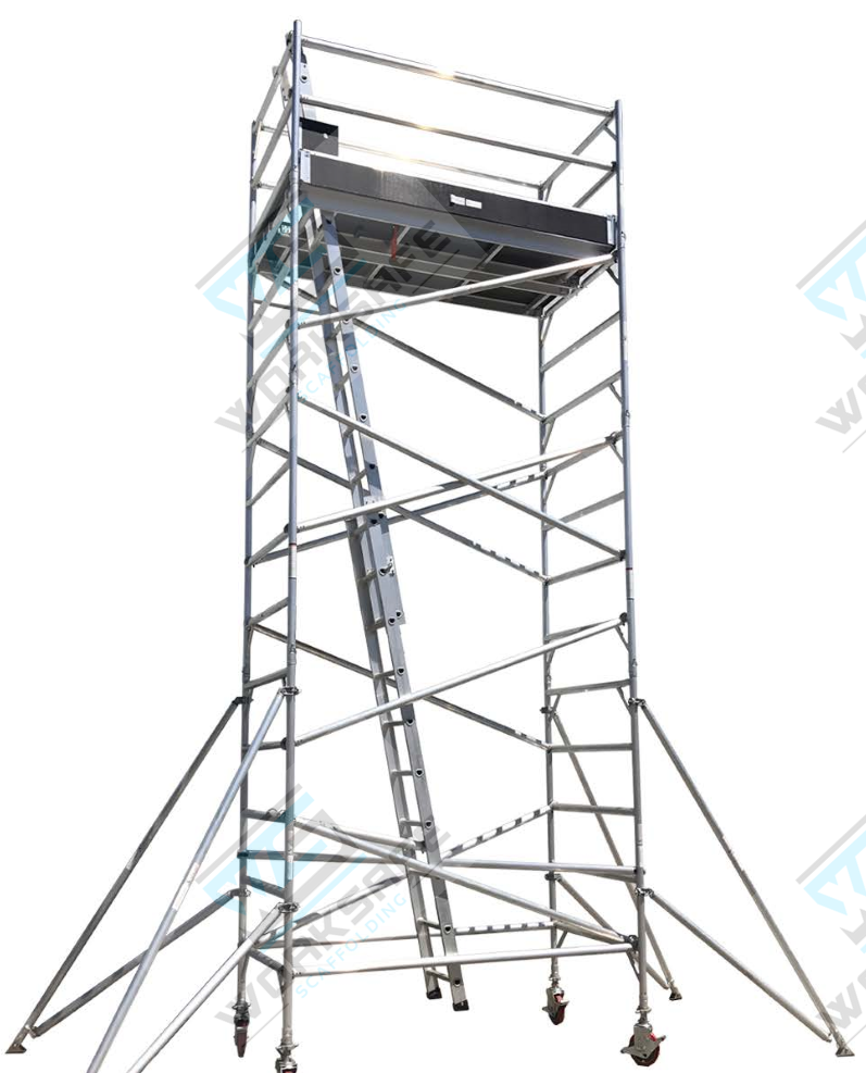 Aluminium Tower 2.5l x 1.3w x 6.9m High | Worksafe Scaffolding